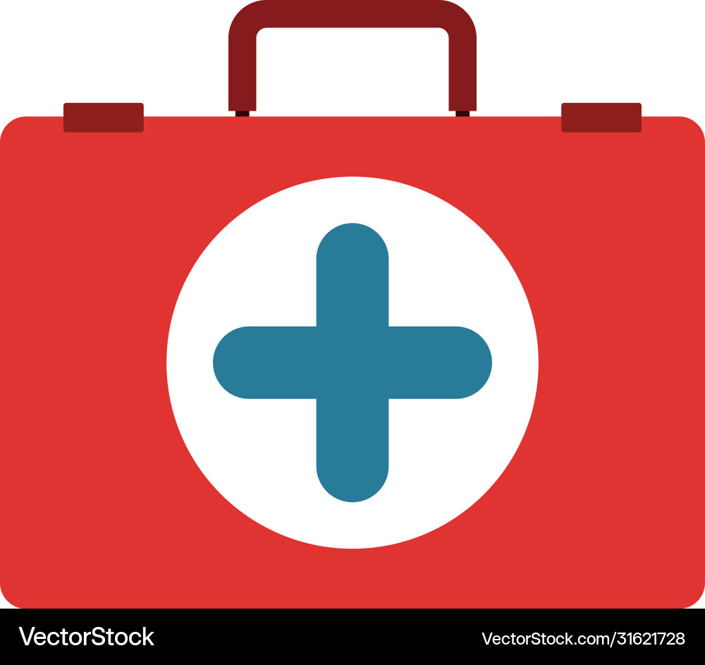 Isolated medical kit design Royalty Free Vector Image