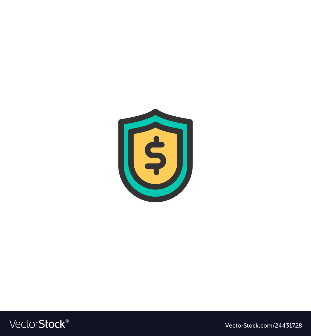 Shield icon design e-commerce Royalty Free Vector Image