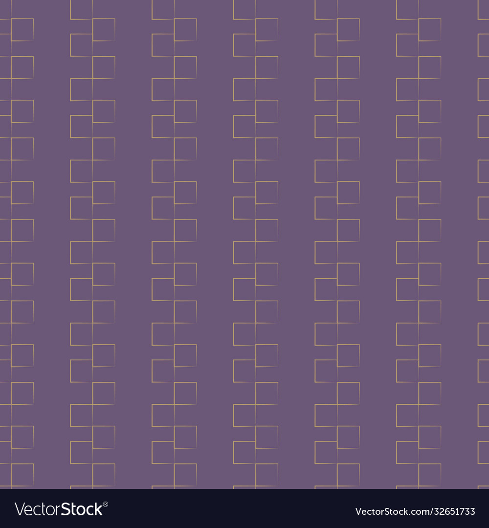 Seamless pattern with shapes on purple Royalty Free Vector