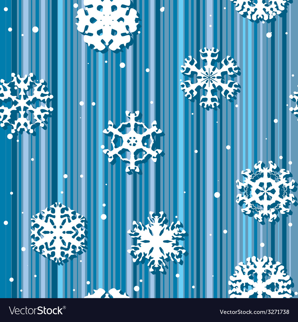 Snowflakes winter seamless texture endless pattern
