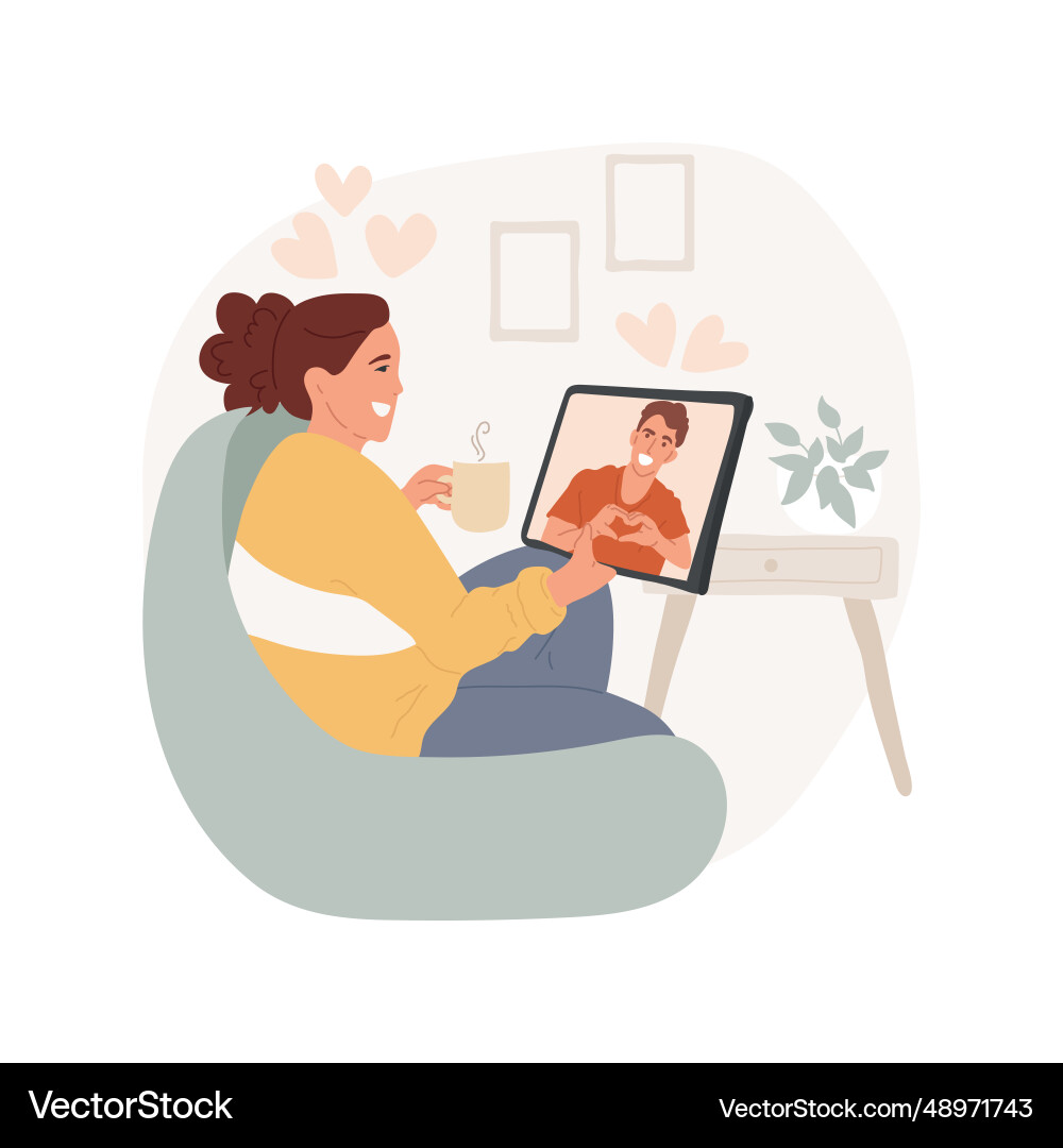 Daily talk isolated cartoon Royalty Free Vector Image