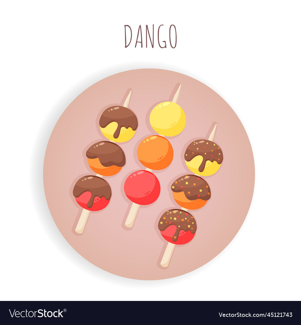 Dango Royalty Free Vector Image - VectorStock