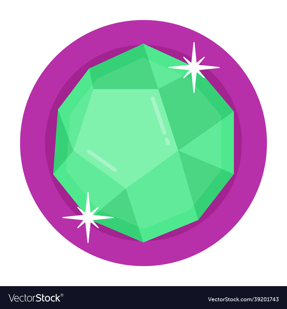Emerald Royalty Free Vector Image - VectorStock