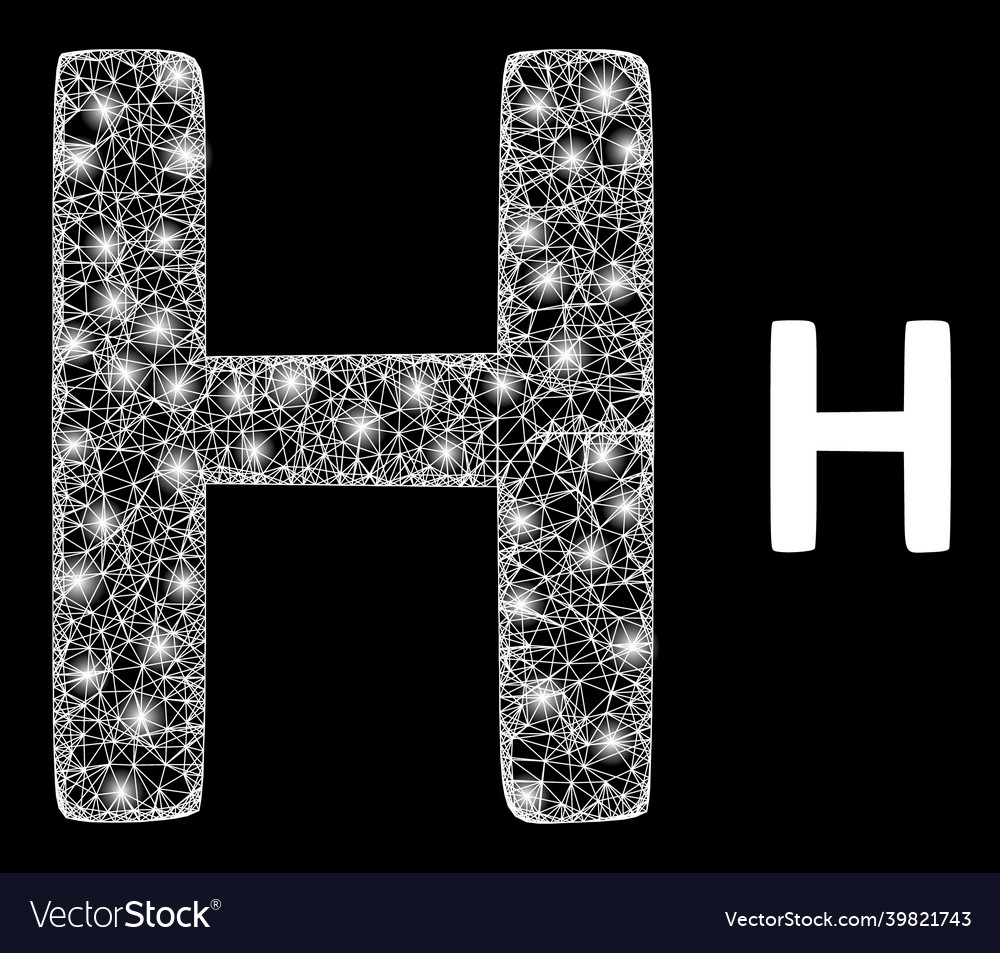 Polygonal carcass mesh eta greek symbol Royalty Free Vector Polygonal carcass mesh eta greek symbol Royalty Free Vector