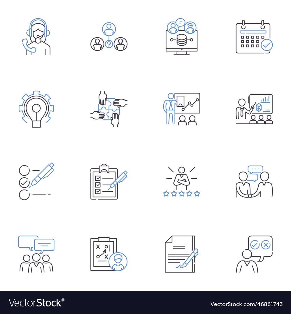 Program line icons collection software app code Vector Image Program line icons collection software app code Vector Image