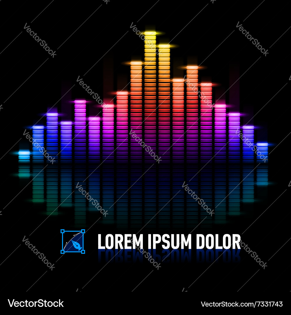 Pulse of music Royalty Free Vector Image - VectorStock