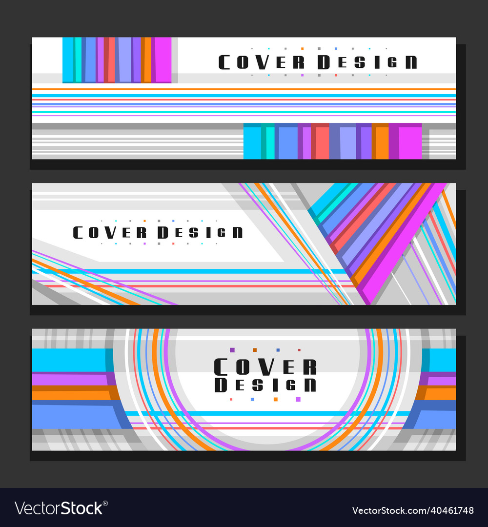 Headers set Royalty Free Vector Image - VectorStock