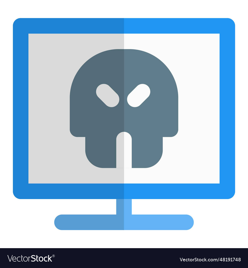 Malicious software placed on the system to commit Vector Image