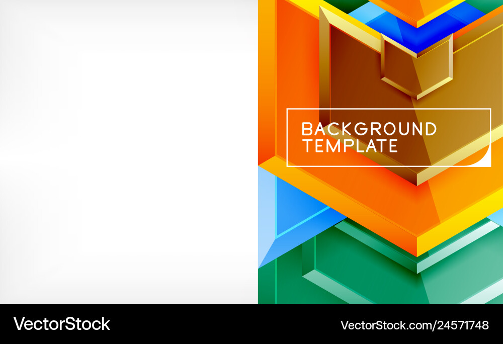 Techno arrow background template design Royalty Free Vector