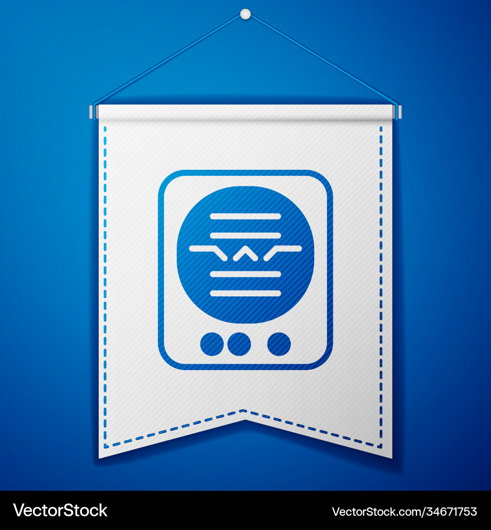 Blue attitude indicator is an instrument used in Vector Image