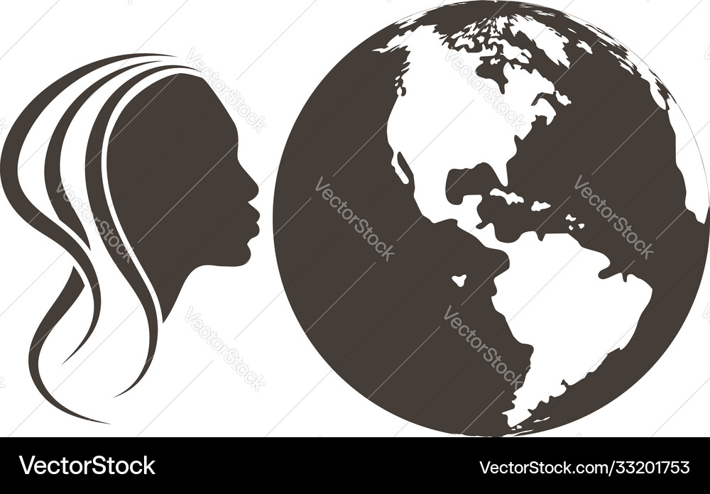 Earth day emblem Royalty Free Vector Image - VectorStock