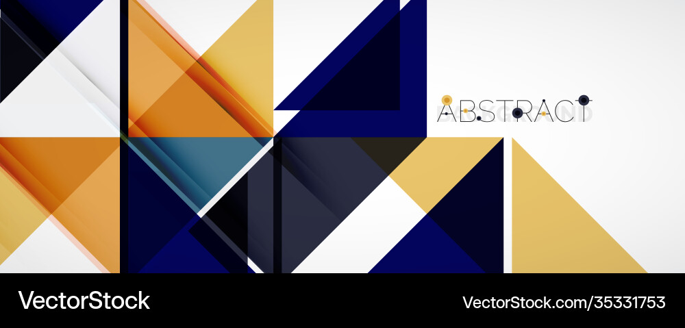 Geometric abstract background techno color Vector Image