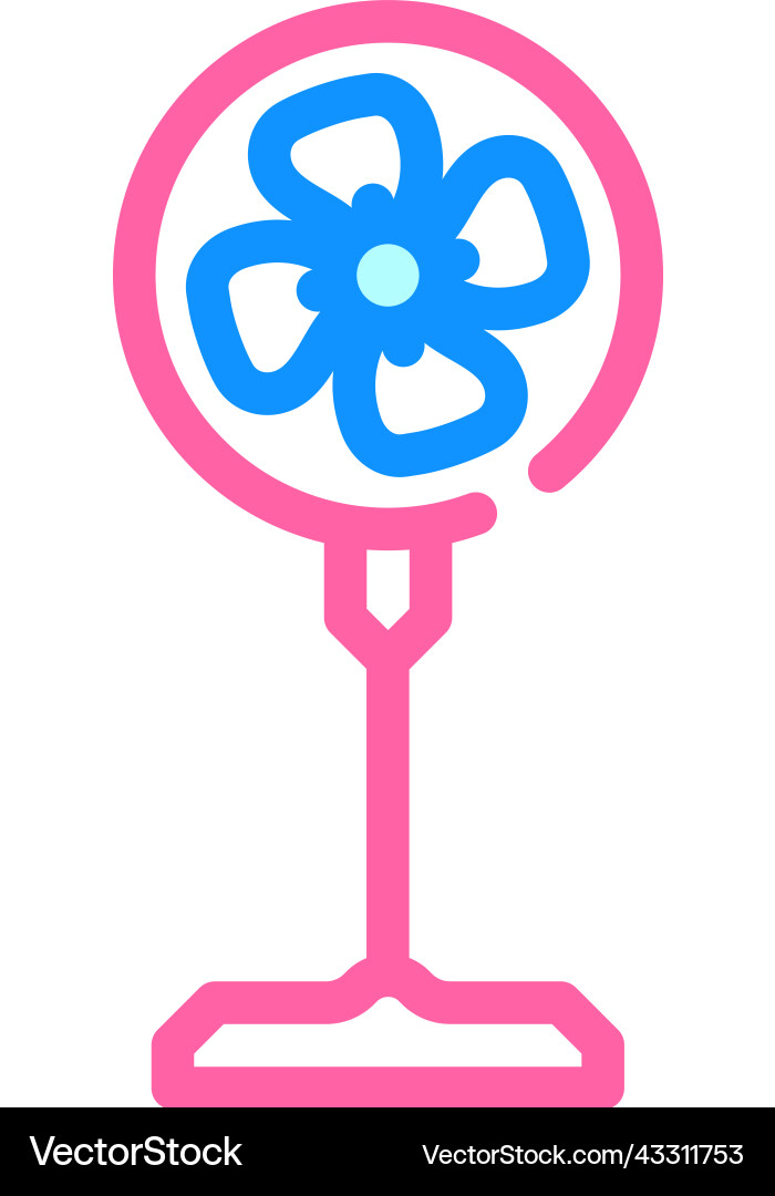 Room fan color icon Royalty Free Vector Image - VectorStock