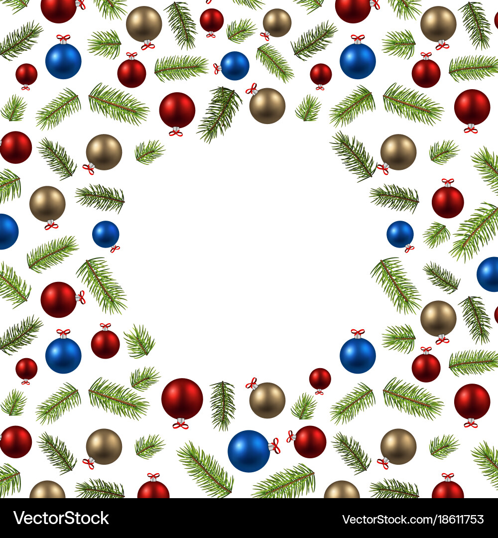 Round colorful new year background Royalty Free Vector Image