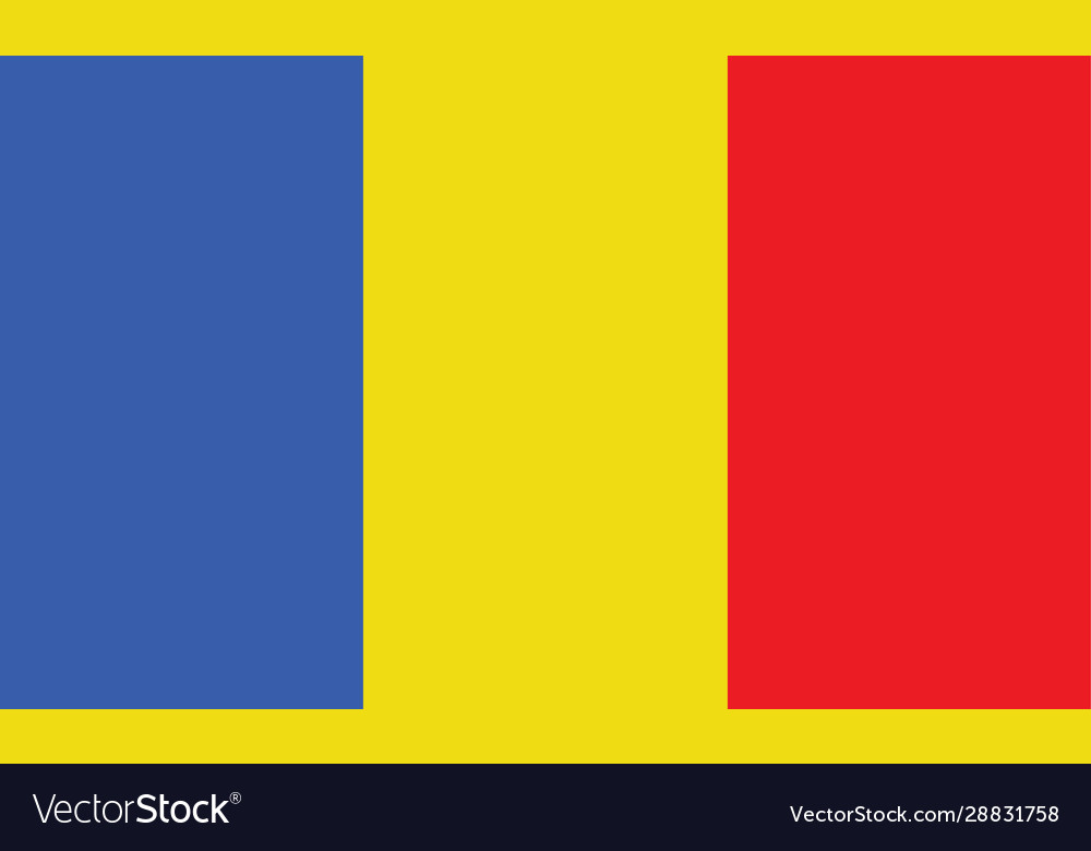 Chad flag Royalty Free Vector Image - VectorStock