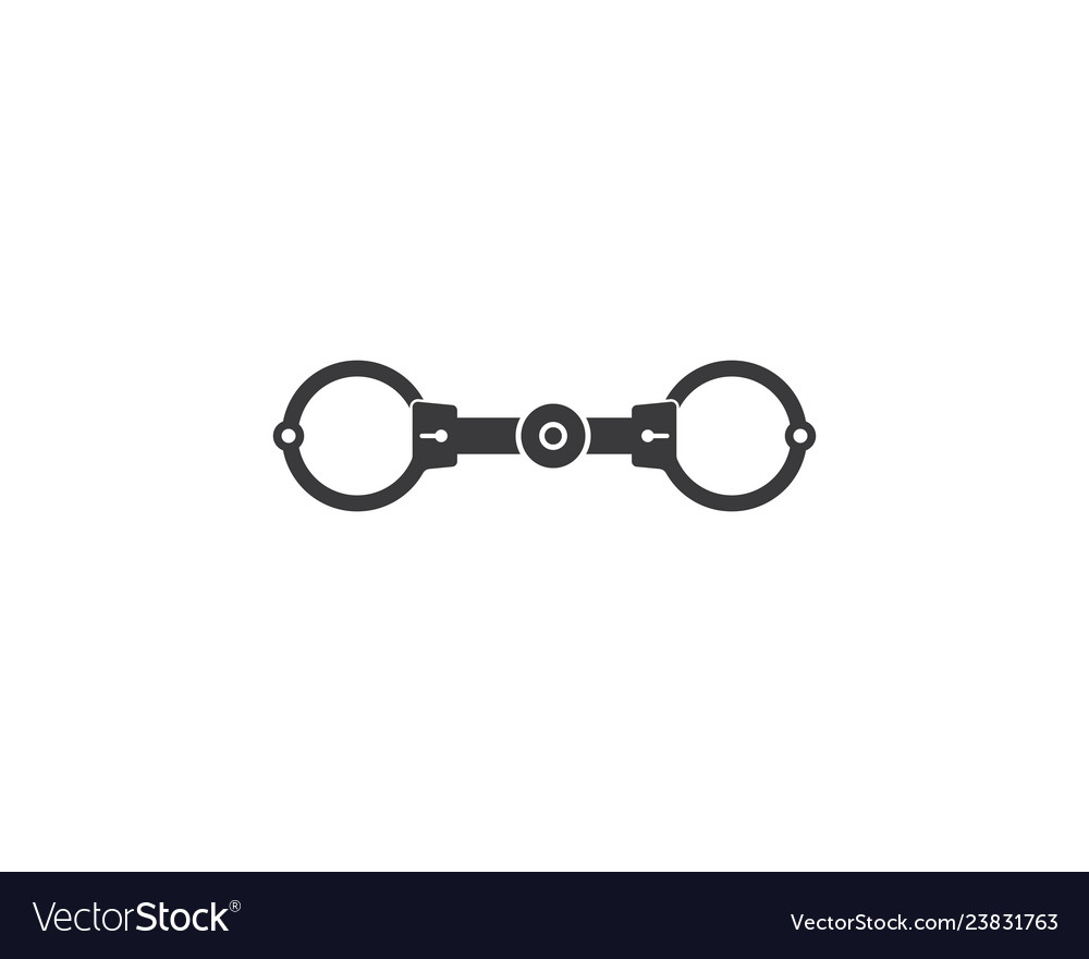 Handcuffs icon Royalty Free Vector Image - VectorStock