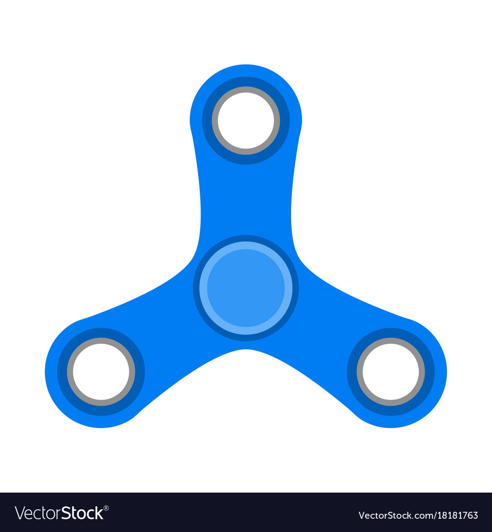 Spinner isolated flat Royalty Free Vector Image