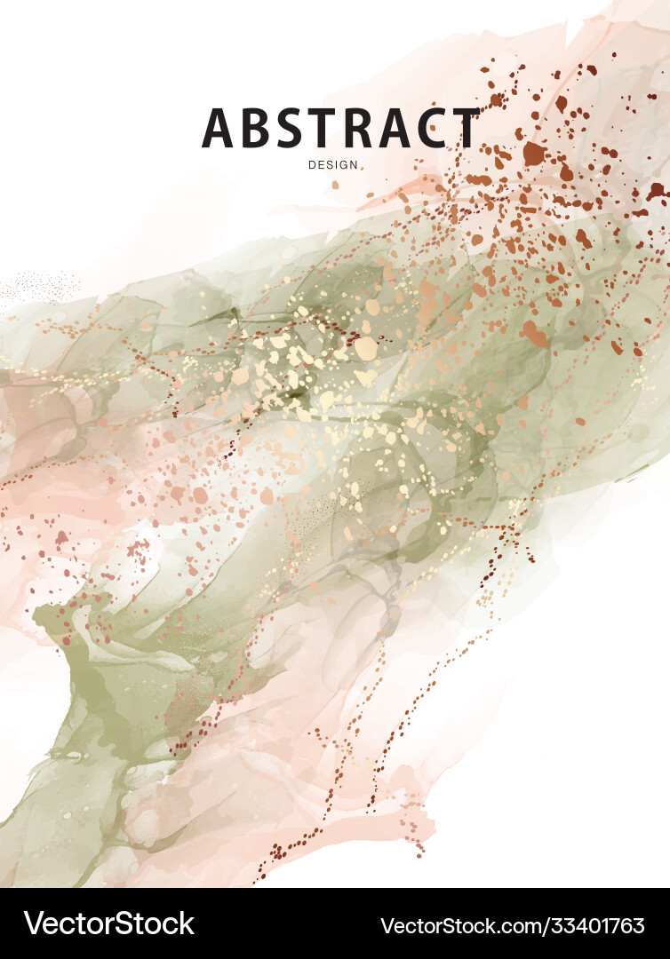 Watercolor abstract splash background watercolour Vector Image