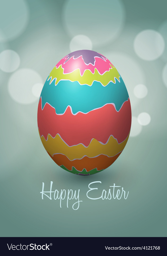 Easter egg design Royalty Free Vector Image - VectorStock