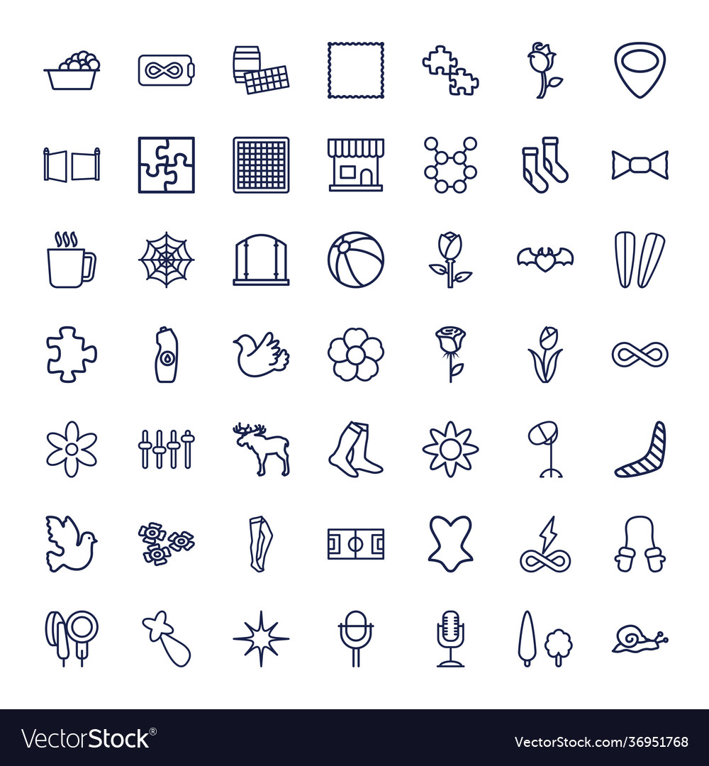 Pattern icons Royalty Free Vector Image - VectorStock