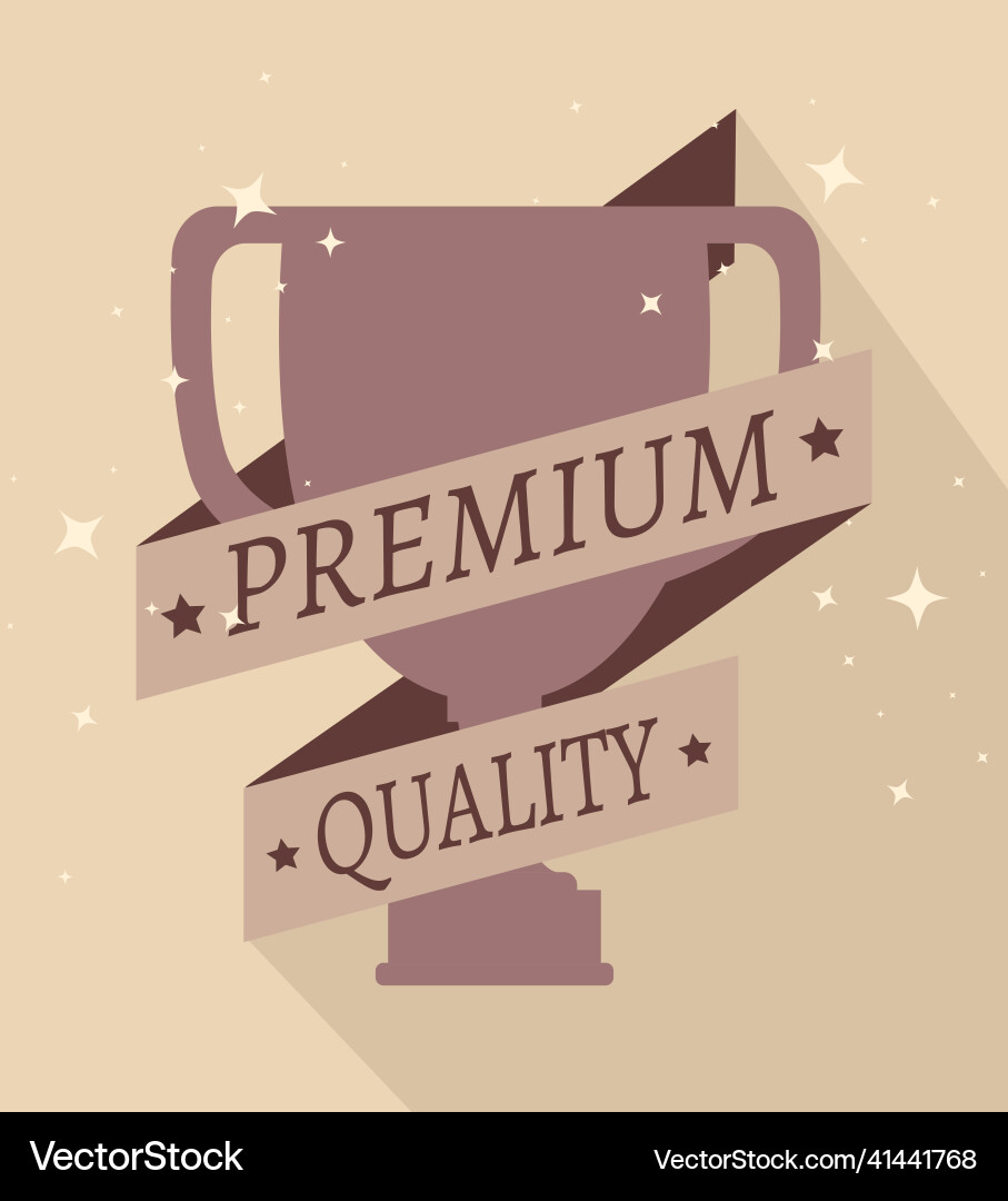 Premium quality banner Royalty Free Vector Image