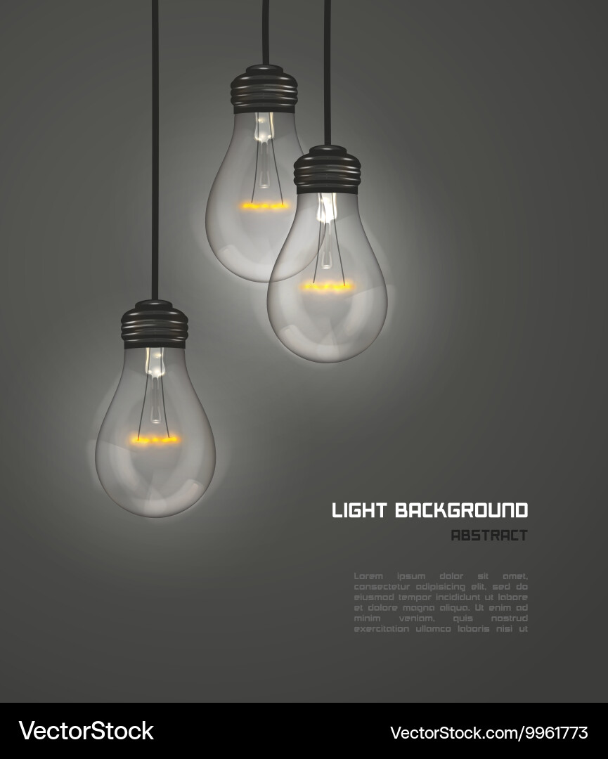 Creative design of nature lamps Royalty Free Vector Image