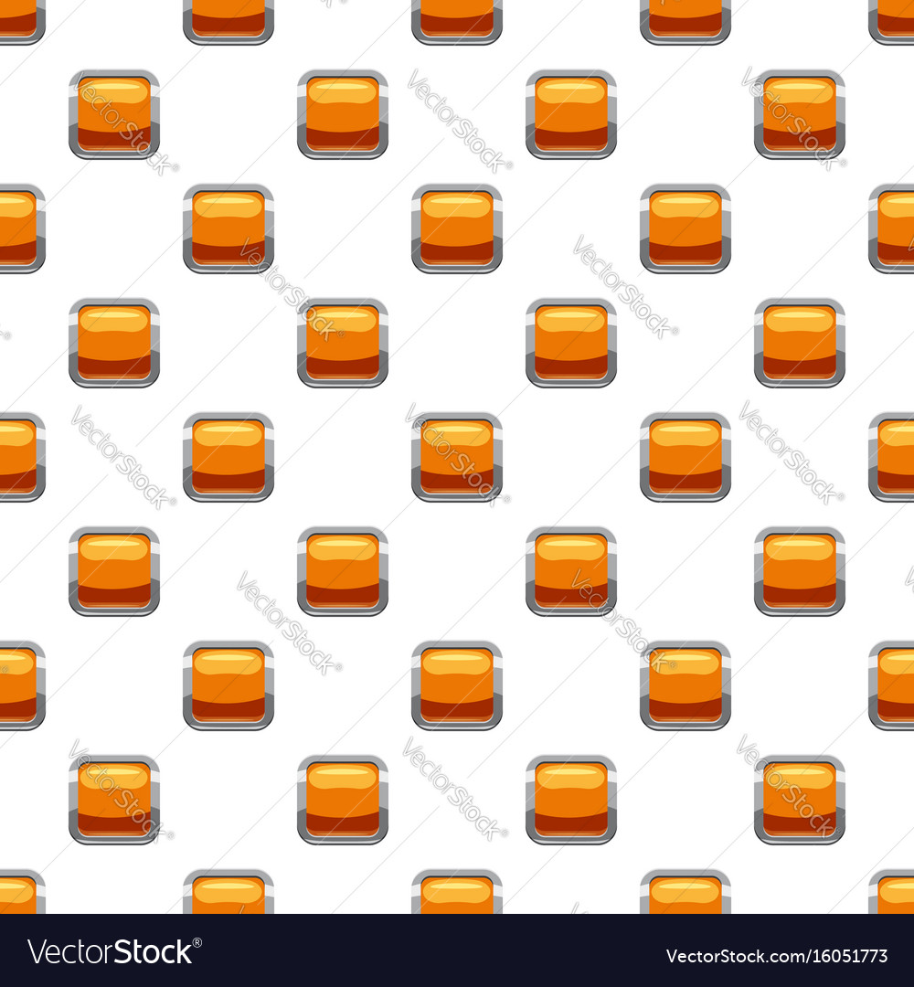 Gold square button pattern Royalty Free Vector Image