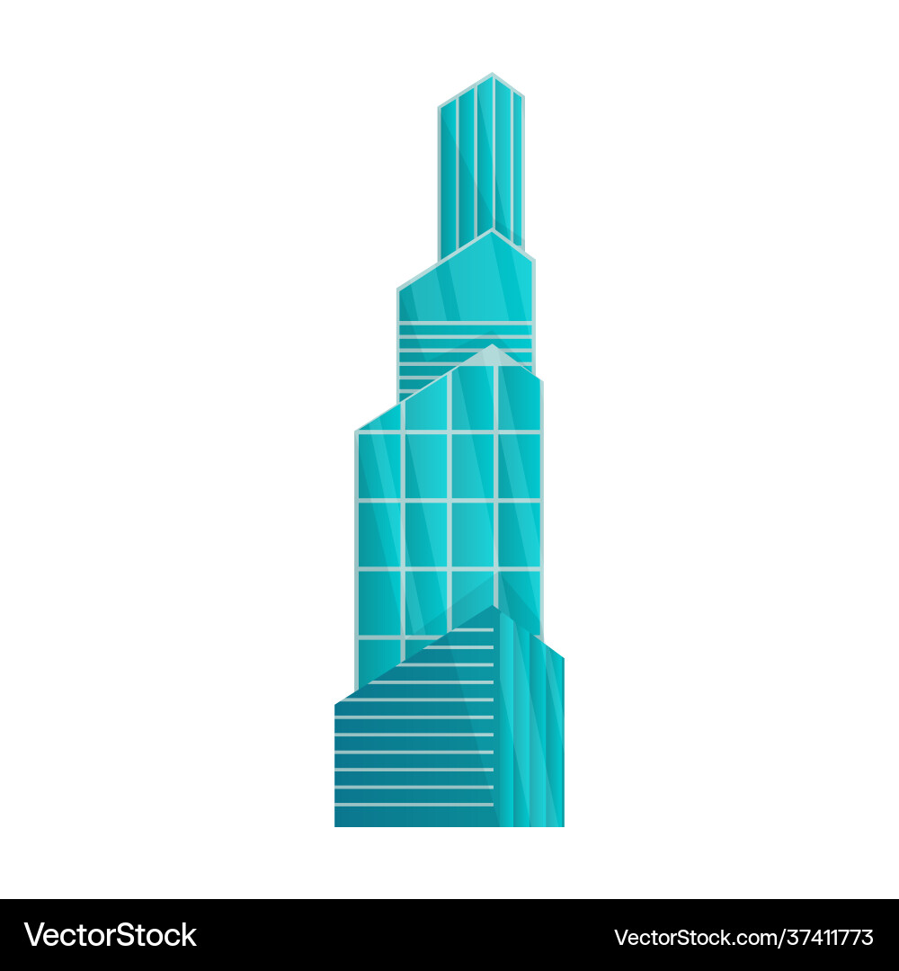 High buildings iconcartoon icon Royalty Free Vector Image