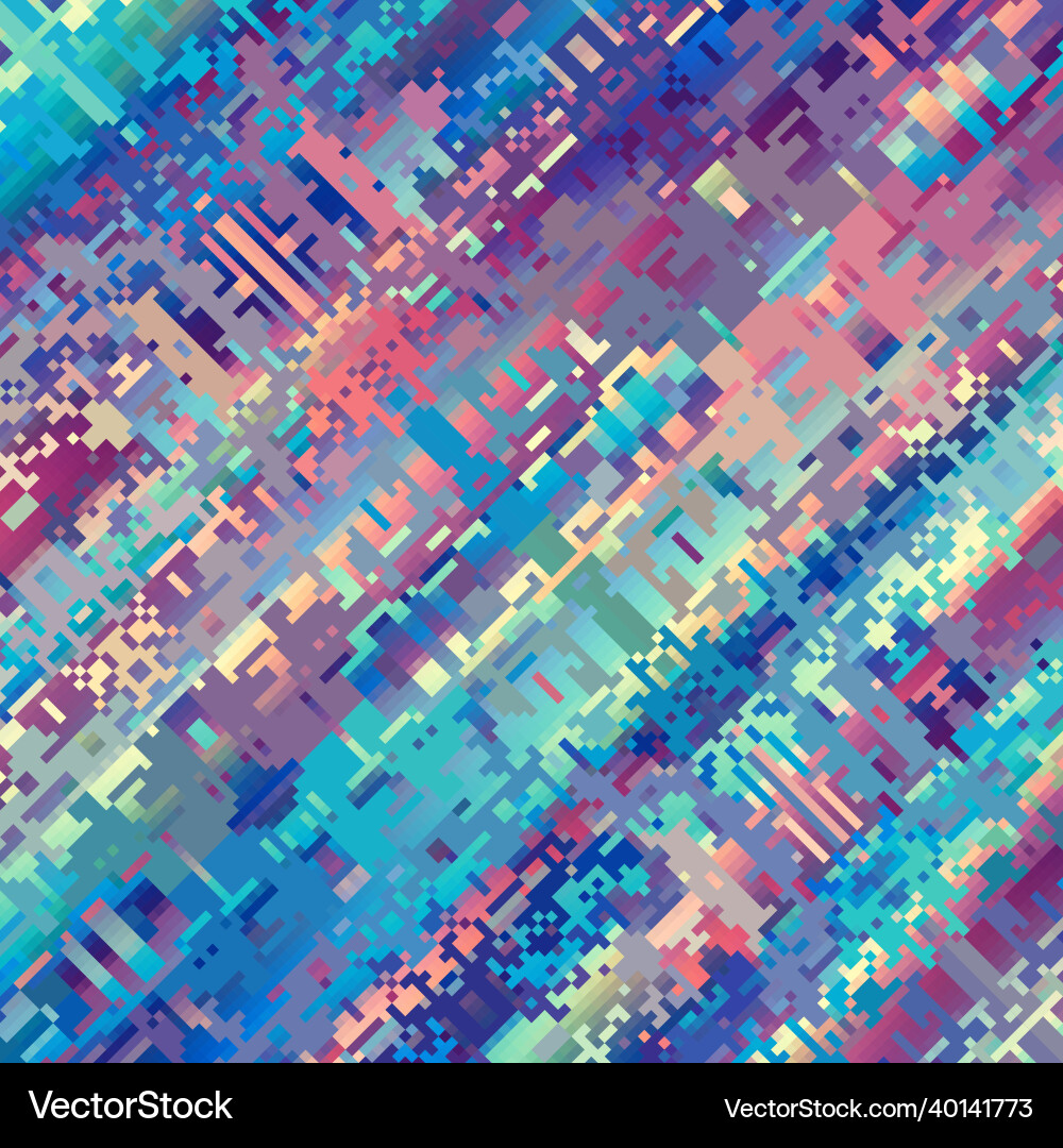 Image with imitation of grunge datamoshing Vector Image