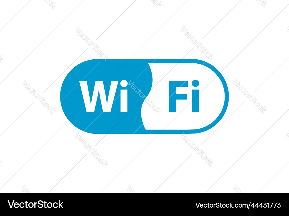 Wi fi symbol signal connection wireless internet Vector Image