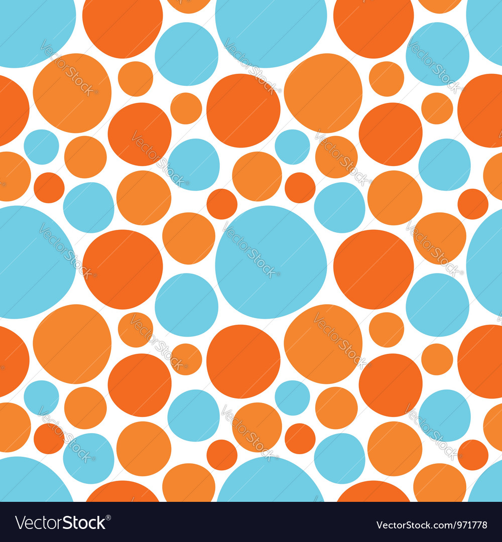 Abstract circles seamless pattern Royalty Free Vector Image