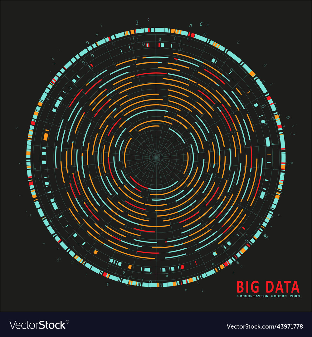 Abstract Infographics Visualization Royalty Free Vector