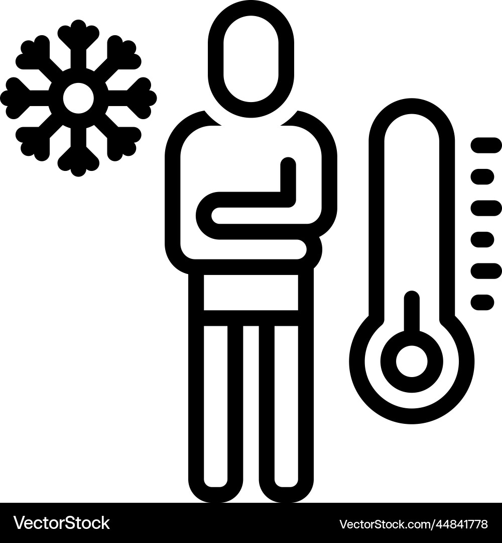 Cold Royalty Free Vector Image - VectorStock