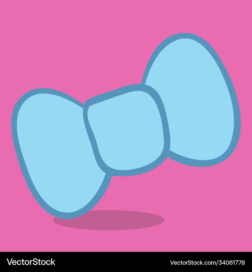 Owl ribbon blue 12 Royalty Free Vector Image - VectorStock