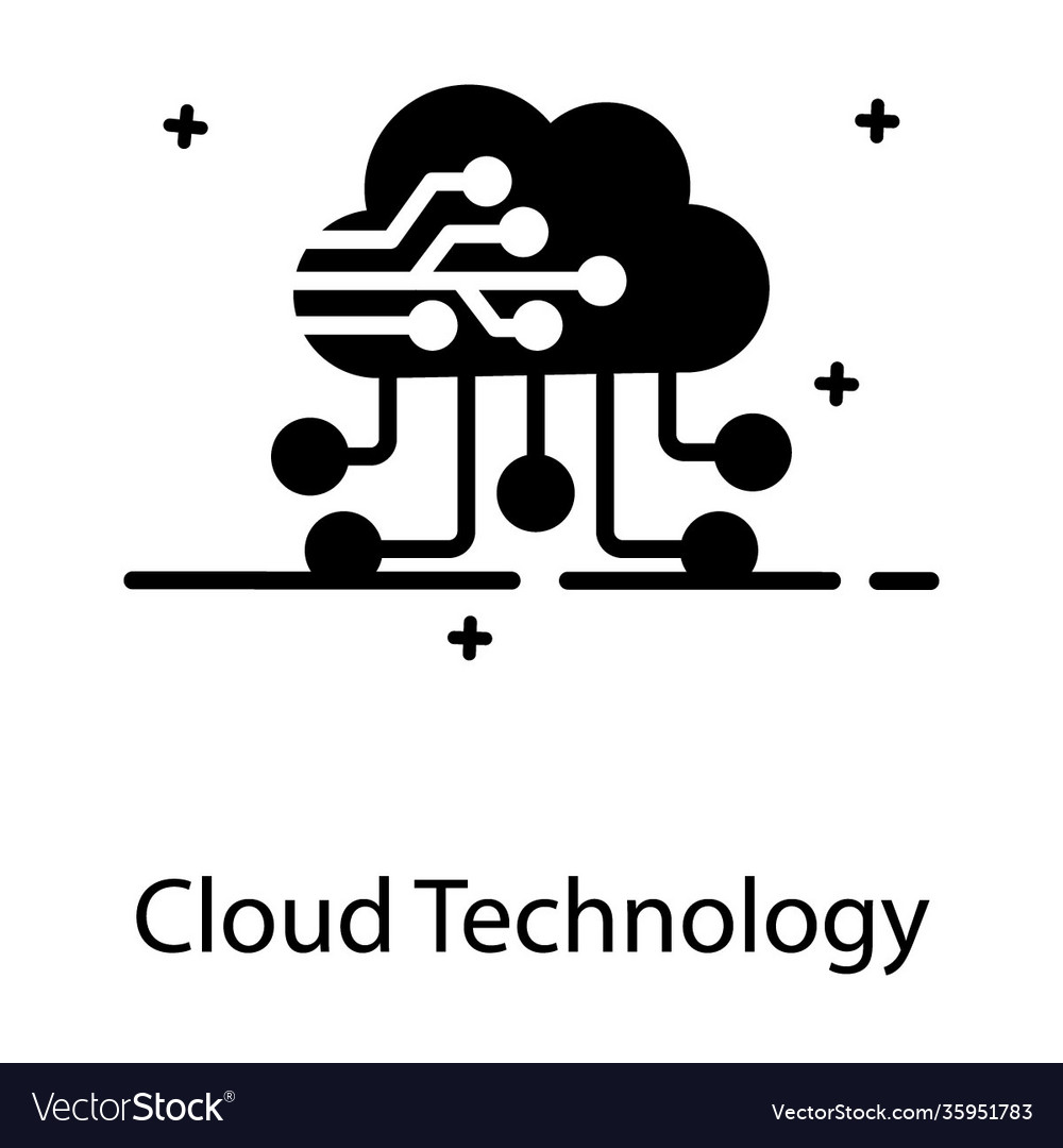 Cloud technology Royalty Free Vector Image - VectorStock
