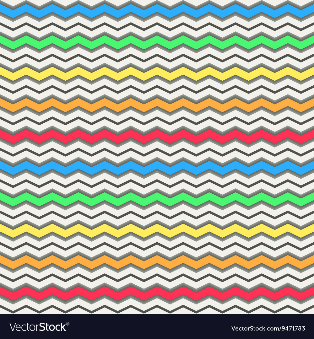 Colorful waves pattern Royalty Free Vector Image
