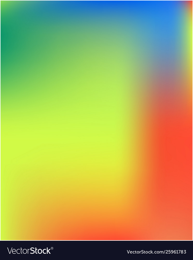 Gradient mesh painted in different colors Vector Image