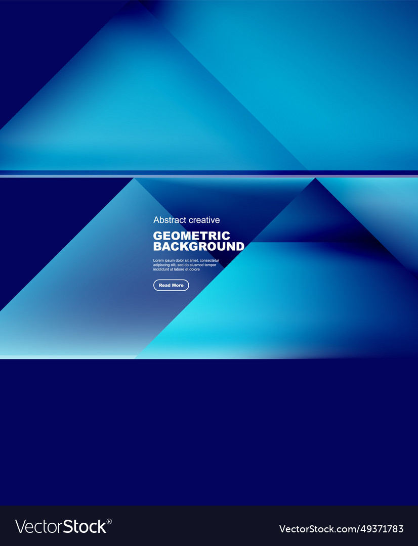 Gradient triangles abstract background Royalty Free Vector