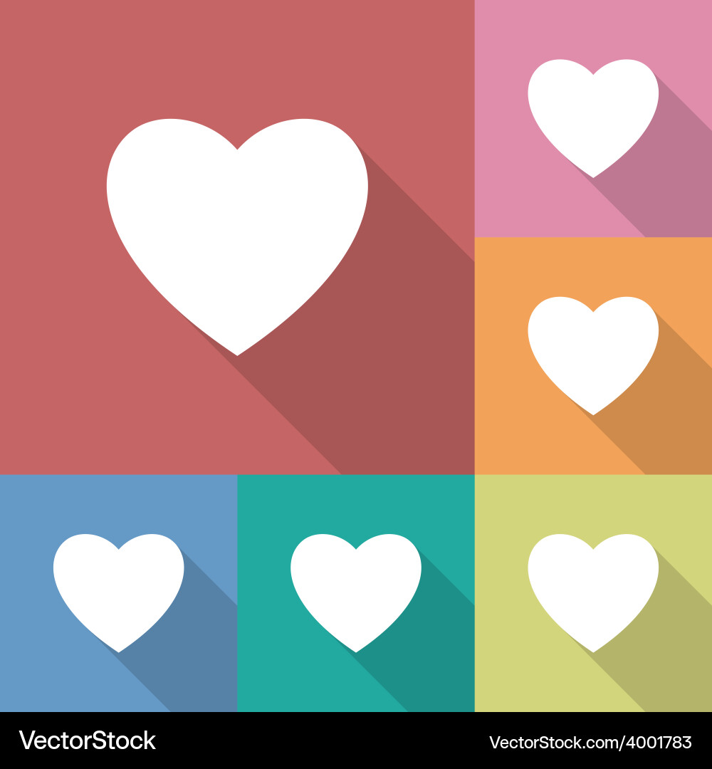 Icon of heart Royalty Free Vector Image - VectorStock