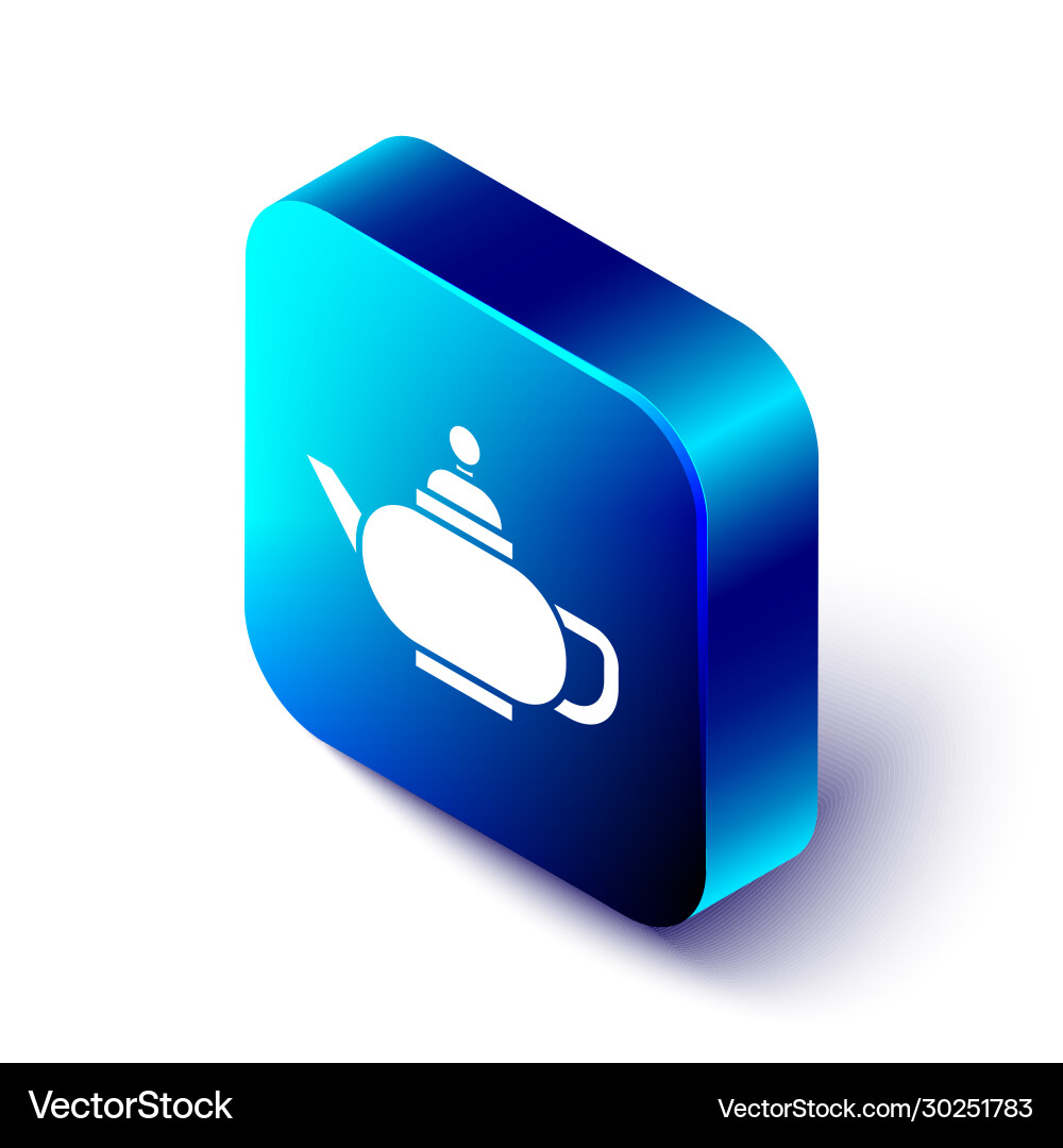 Isometric traditional chinese tea ceremony icon Vector Image