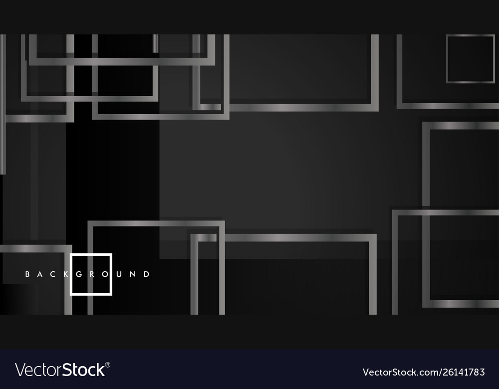 Modern abstract squares backgrounds with a black Vector Image