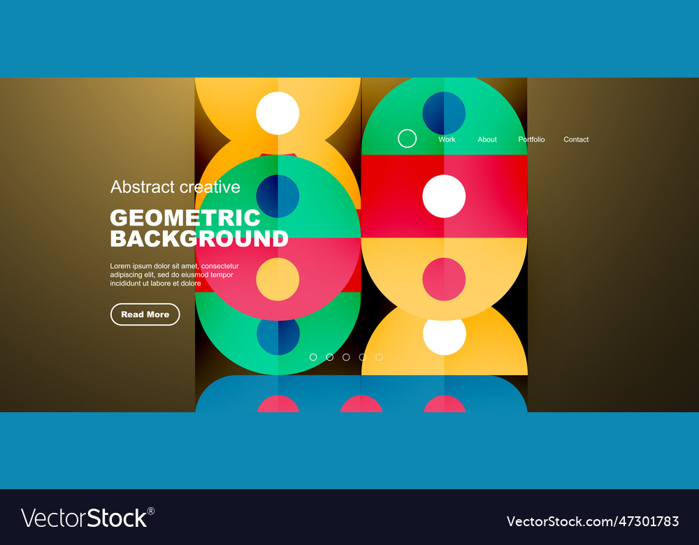 Simple circles and round elements pattern Vector Image