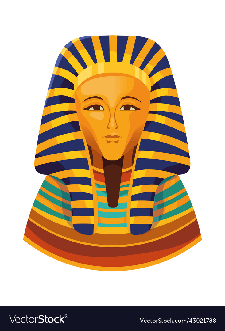Egypt pharaoh statue Royalty Free Vector Image Egypt pharaoh statue Royalty Free Vector Image