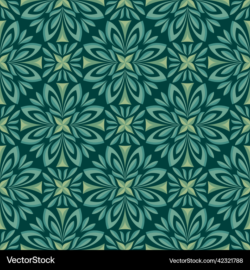 Floral ornamental vintage classic seamless pattern