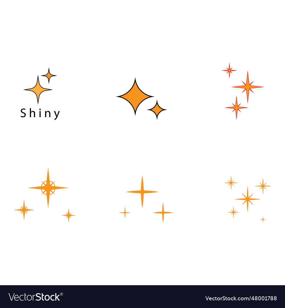 Shiny icon Royalty Free Vector Image - VectorStock
