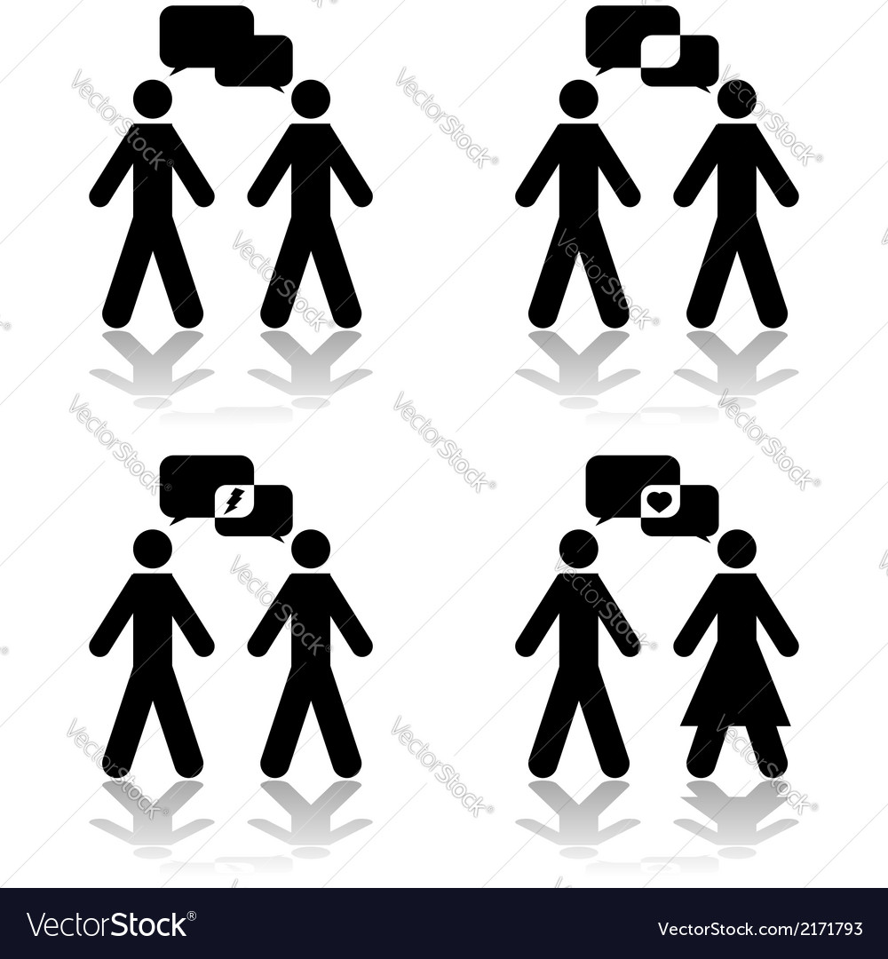 Conversation Royalty Free Vector Image - VectorStock