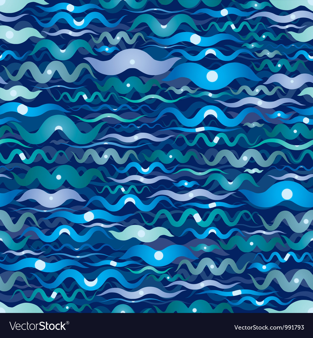 Dark Wave Seamless Pattern Royalty Free Vector Image