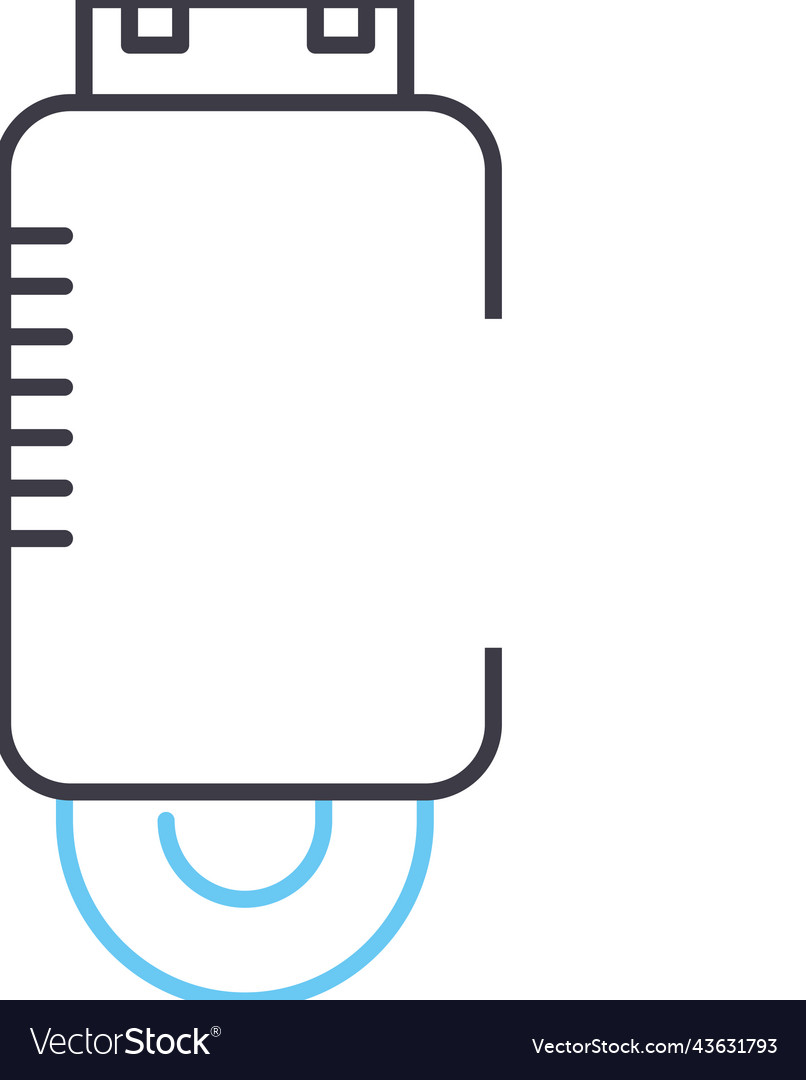 Data leak espionage line icon outline symbol Vector Image Data leak espionage line icon outline symbol Vector Image