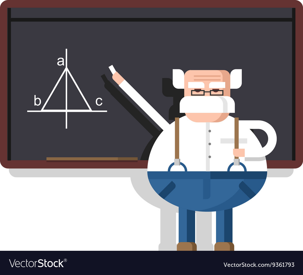 Lecture professor Royalty Free Vector Image - VectorStock