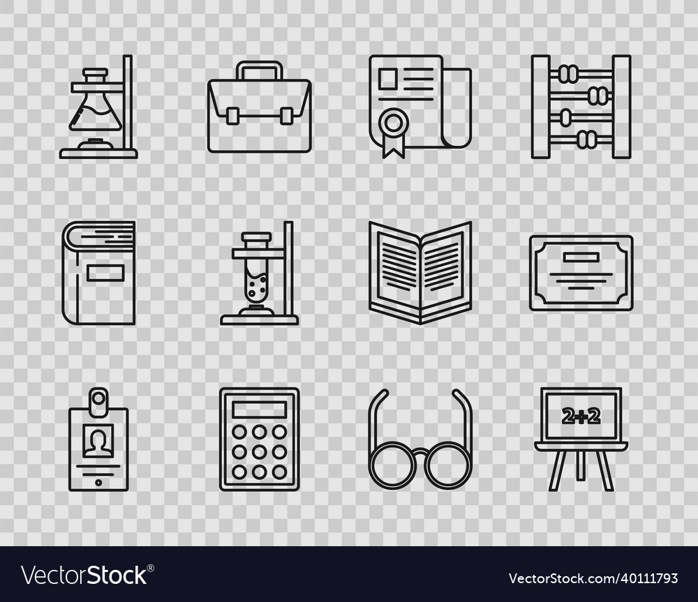 Set line identification badge chalkboard Vector Image Set line identification badge chalkboard Vector Image